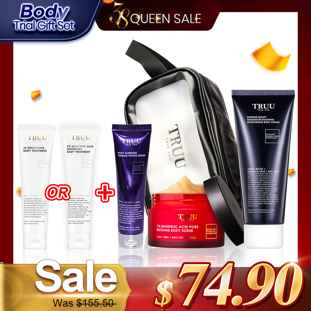 TRUU (76 Body Treatment / 2% Salicylic Body Treatment) Pick one + Body